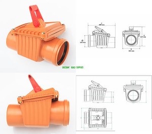 110mm Non Return Backflow Flood Prevention Valve Single Stainless Steel ...