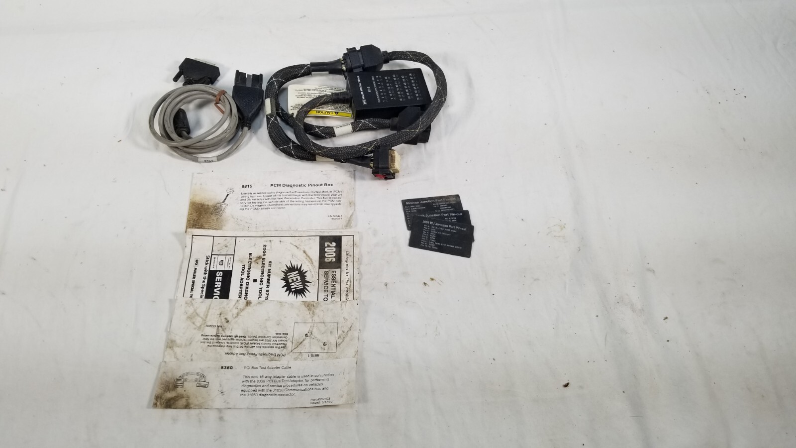 Miller Tools 8815-1 8360 9719 PCM Diagnostic Pinout Box and Cable ...