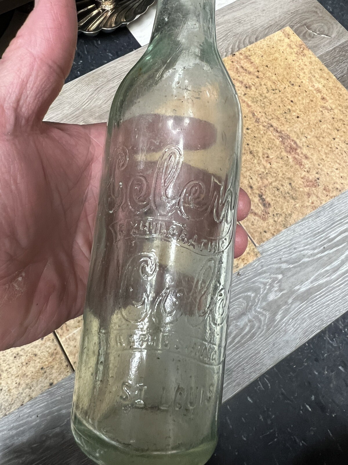 RARE Celery Cola Bottle (St. Louis) 1898 "Exhilarating,Refreshing Applied Top | eBay