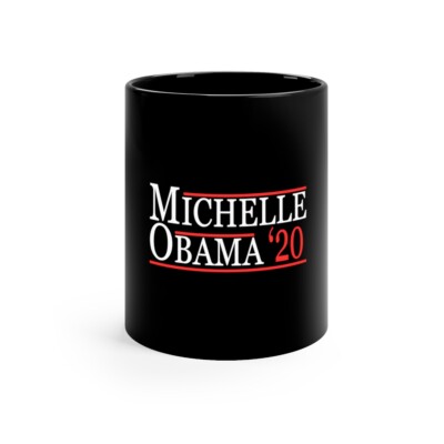 Michelle Obama 2020 11oz Black Mug | eBay
