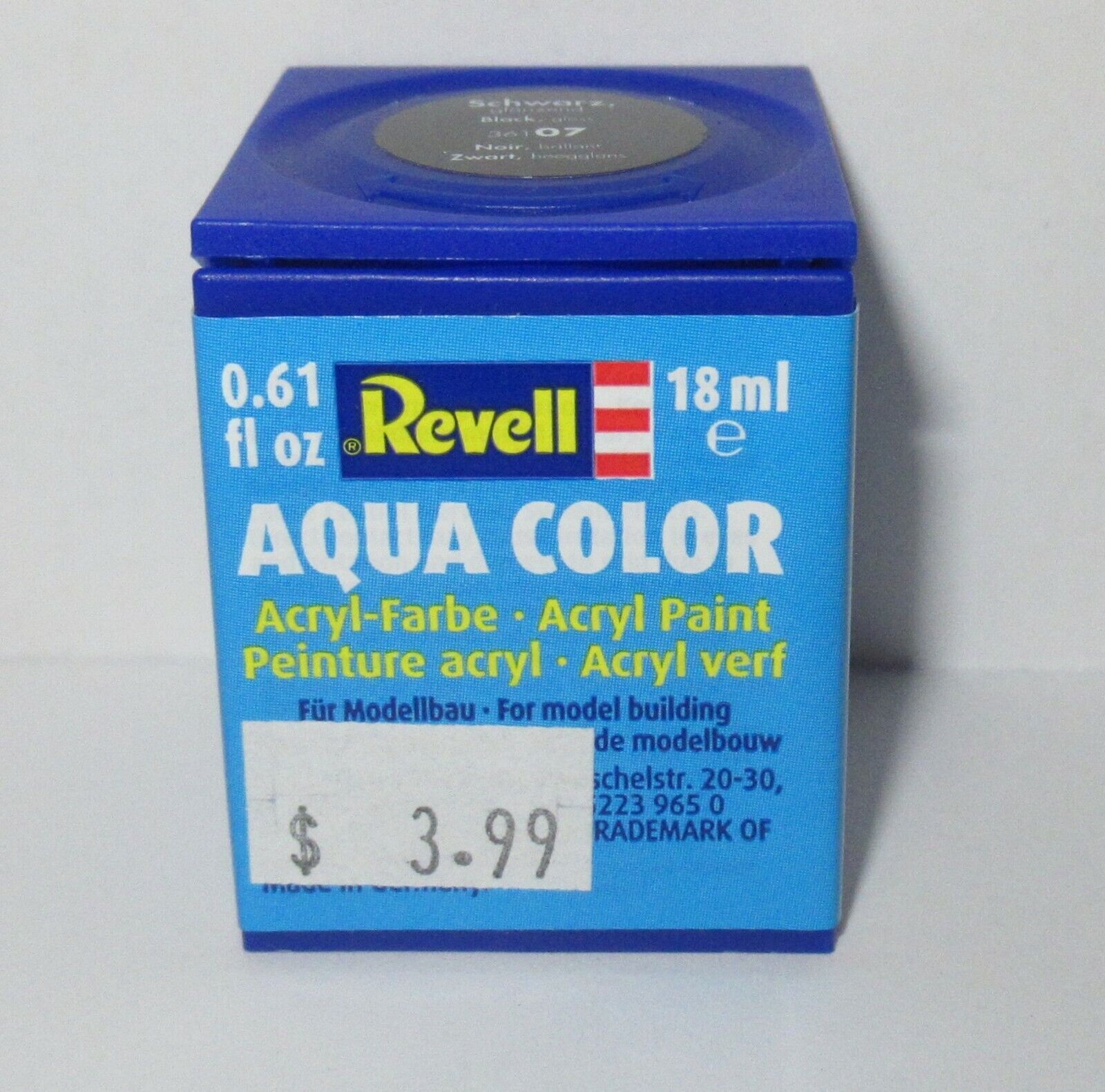 Revell Aqua Color Acrylic Paint (18ml) Matt Tar Black 06 #36106 NEW | eBay
