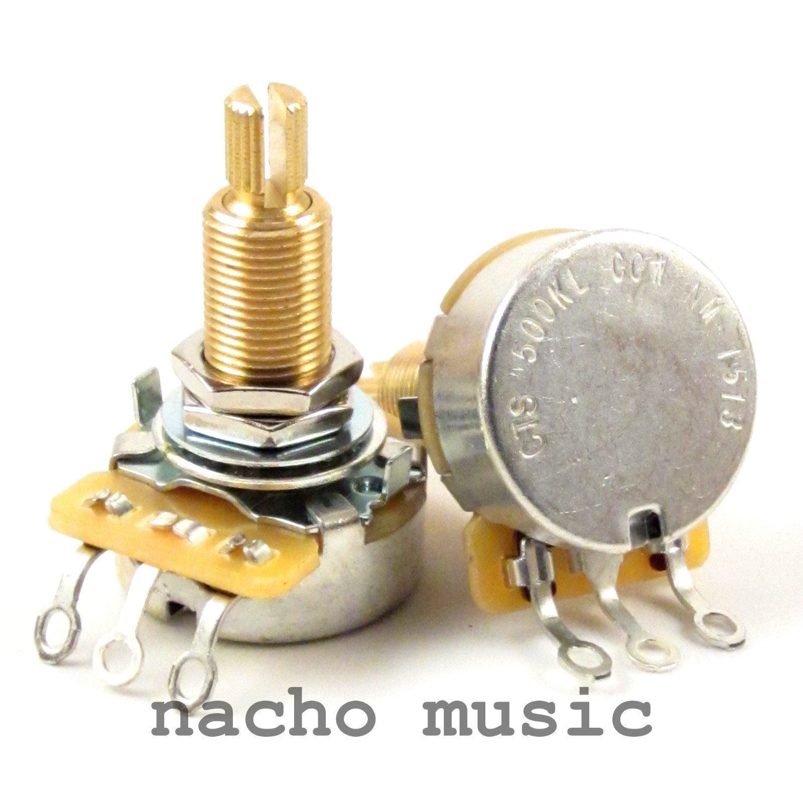 1x CTS 500K Long Shaft Left-Handed Reverse Audio Potentiometer | eBay
