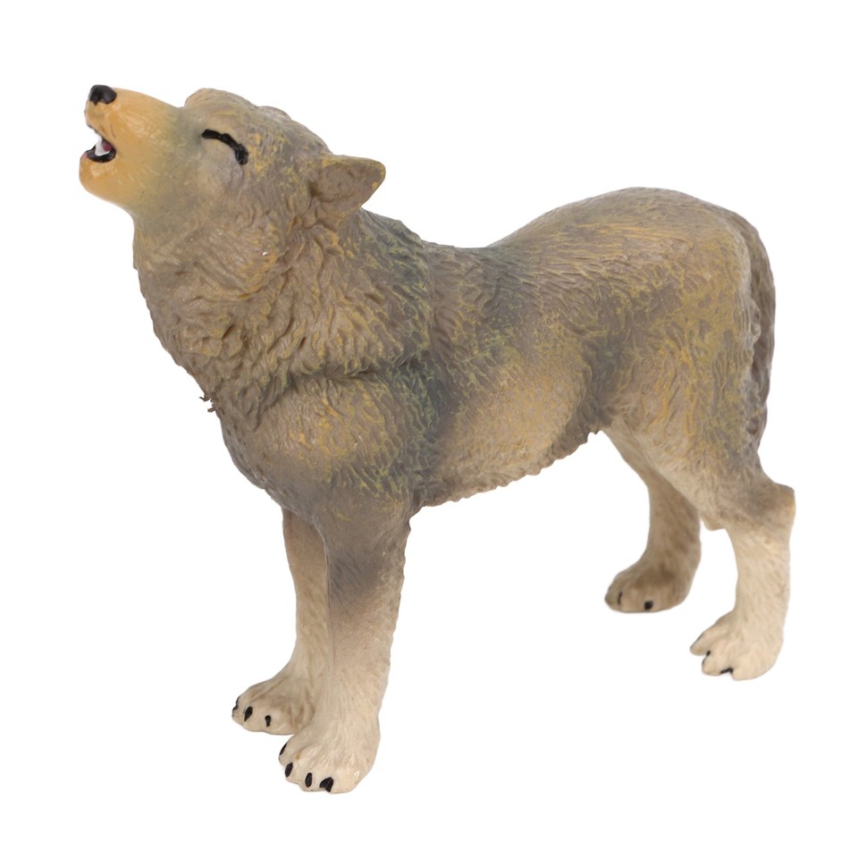 5 Pcs Wolf Figurine Toys Lifelike Animal Wolf Figures For Kids ...