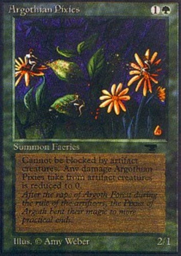 1 x Argothian Pixies - Antiquities - Heavy Play - MTG | eBay