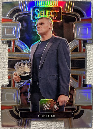 Gunther Die Cut Prizm Panini WWE 2024 Select | eBay