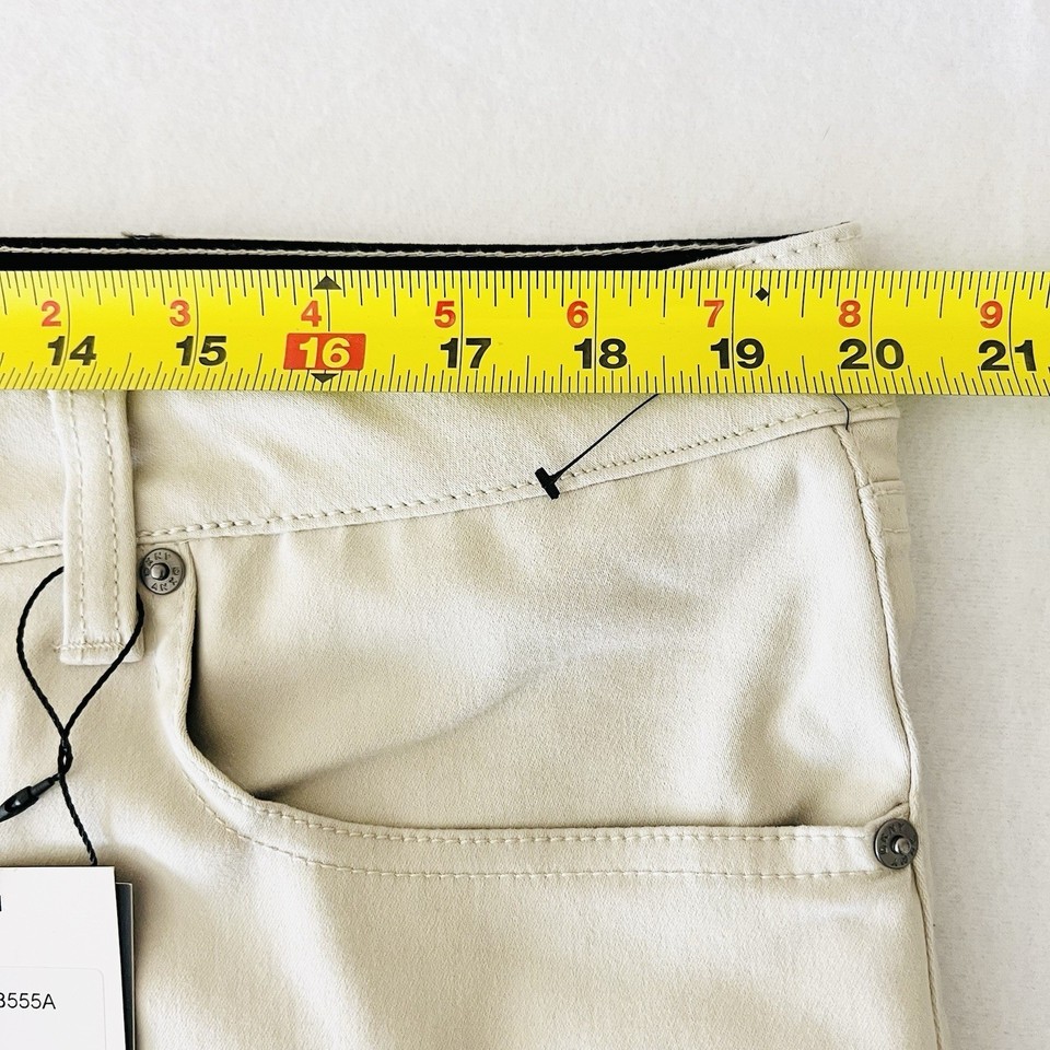 DKNY Men's Stanton Ultimate Stretch Slim Fit Beige Pants Size 38x30 Mid ...
