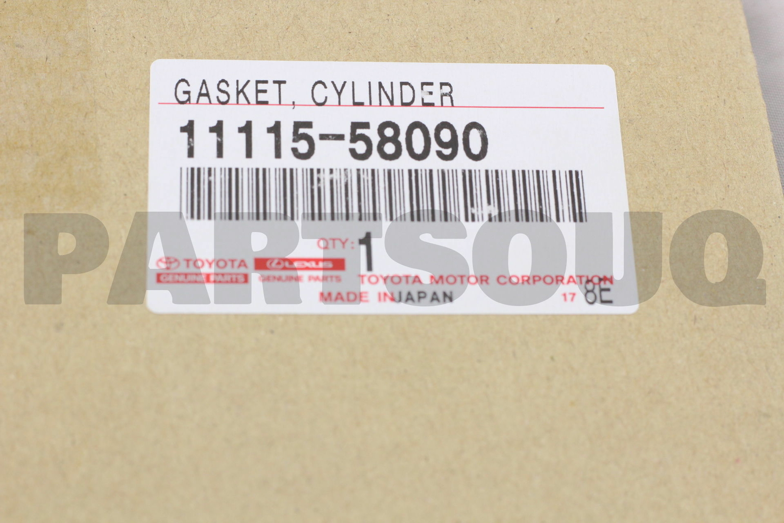1111558090 Genuine Toyota GASKET, CYLINDER HEAD 11115-58090 | eBay
