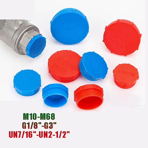 All size - Plastic Protective Plugs with External Threads End Cap Cover ...