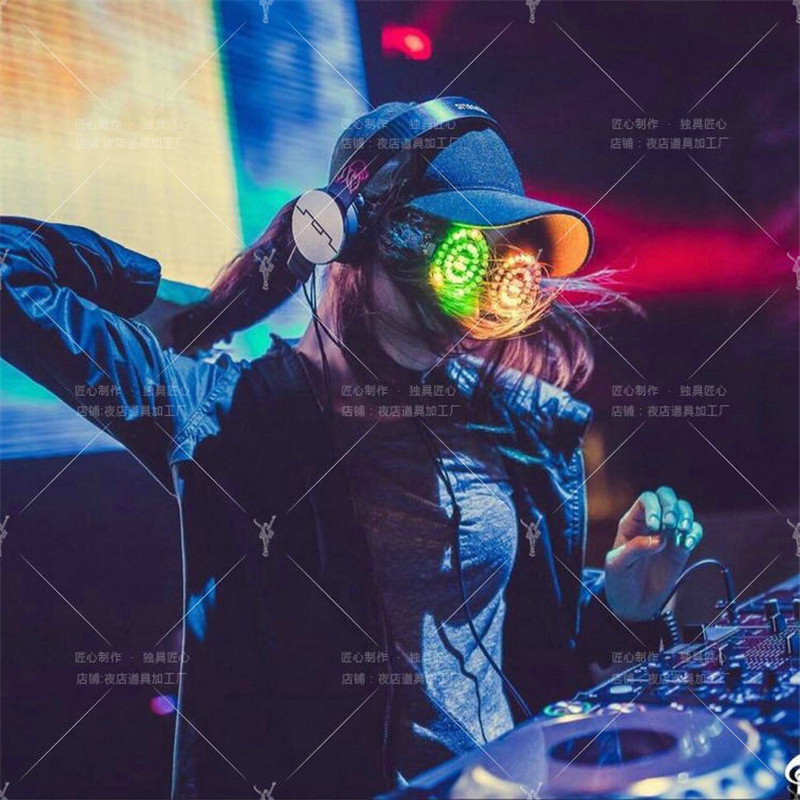 Original REZZ DJ LED Light Glasses Party Nightclub Music Bar Stage Show ...