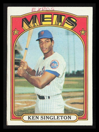 Ken Singleton 1972 Topps #425 New York Mets | eBay