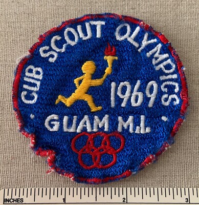 Vintage 1969 CHAMORRO COUNCIL Territory of GUAM USA Cub Scout Olympics ...