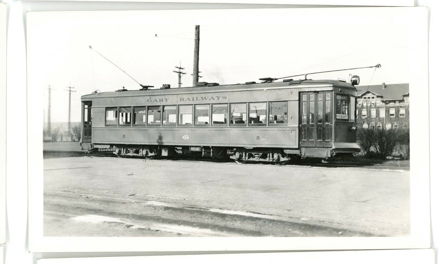 GARY RAILWAYS Trolley Hobart Line Gary IN Original Photo 2 | eBay