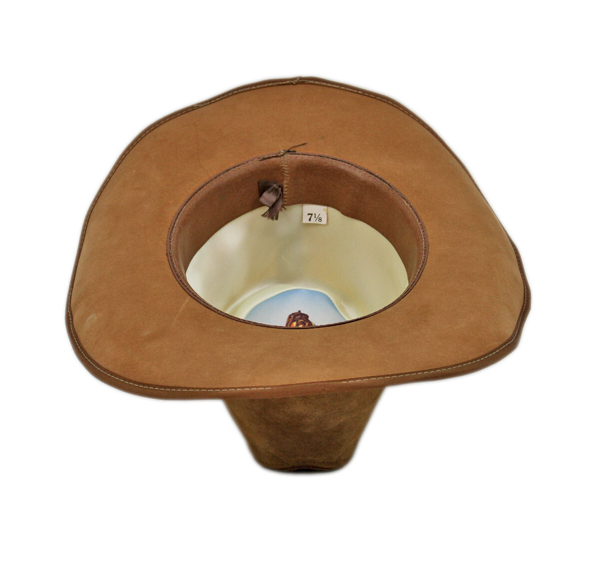 Original Brown 4X STETSON Western Cattleman Ranchers Cowboy Hat Size 7 ...