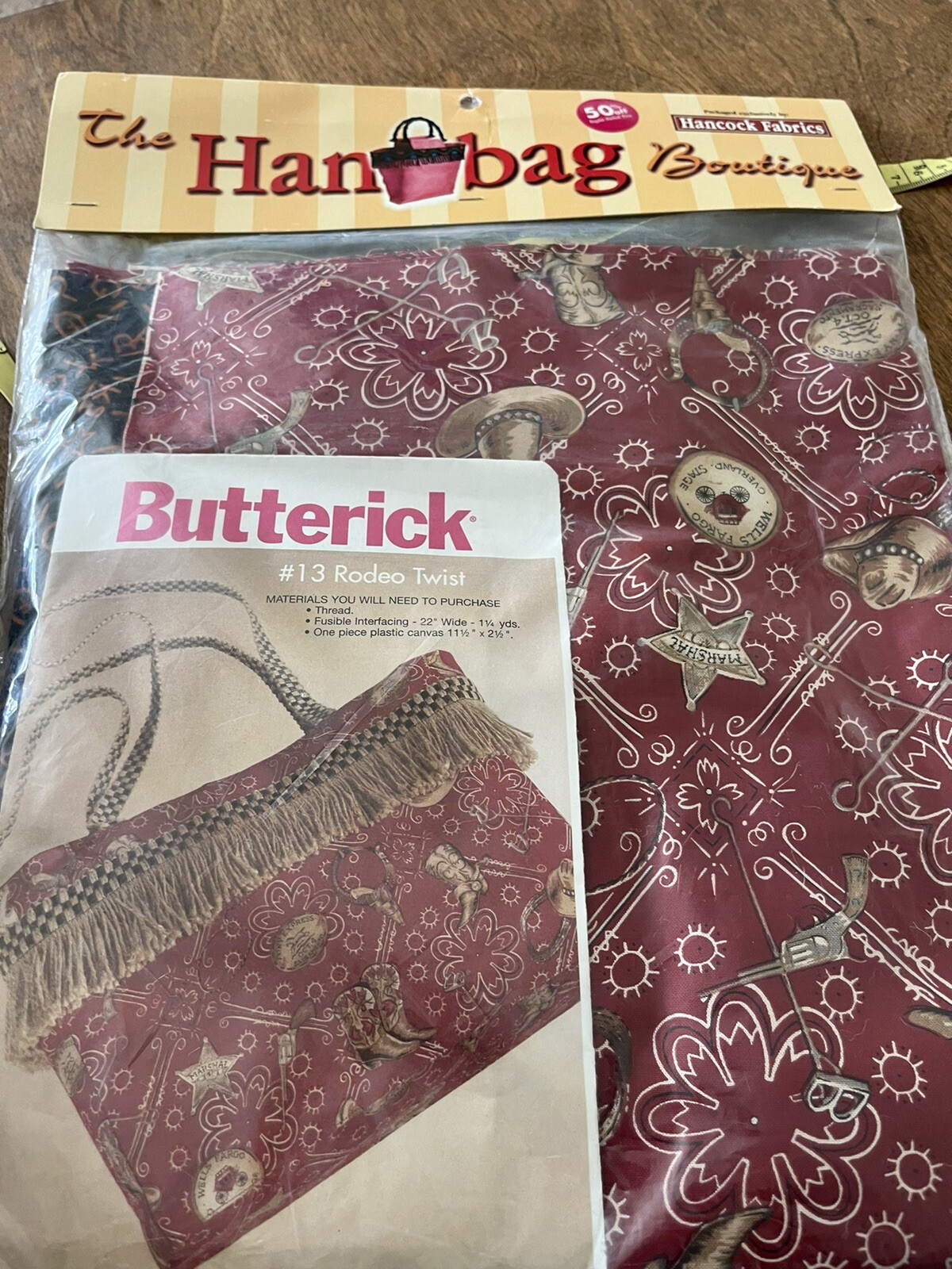 The Handbag Boutique 13 Rodeo Twist Hancock Fabrics Butterick New Purse ...