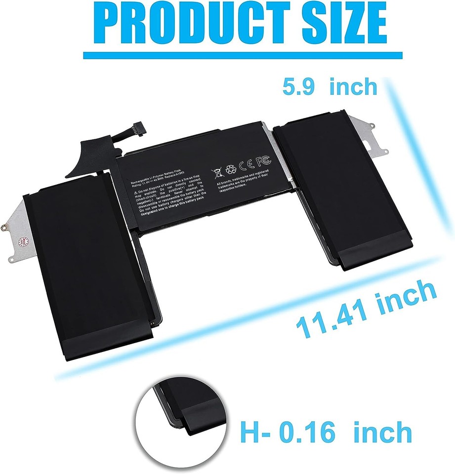 A1965 A2179 Battery for Apple MacBook Air 13" A1932 Retina Early 2020 ...