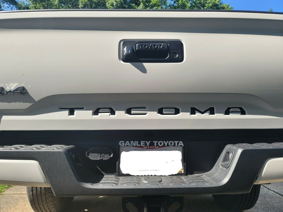 2016-2023 Toyota Tacoma Tailgate Insert Letters Decal Vinyl Stickers ...