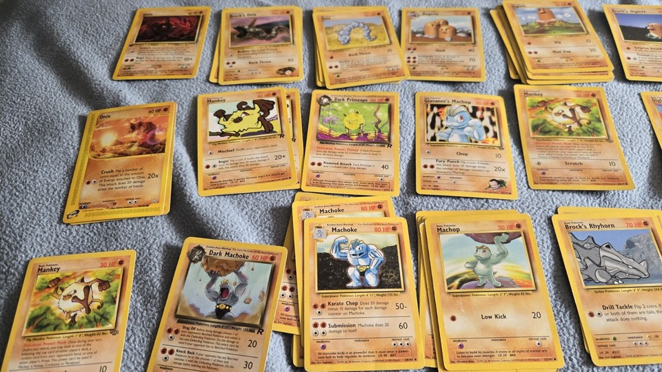 Old School Pokemon Cards Fighting/Ground Types Set (Mixed Lot) | eBay