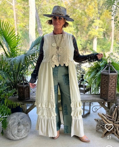 NWT! Jaded Gypsy High Lo "Morning Stroll" Top S M L O/S | eBay