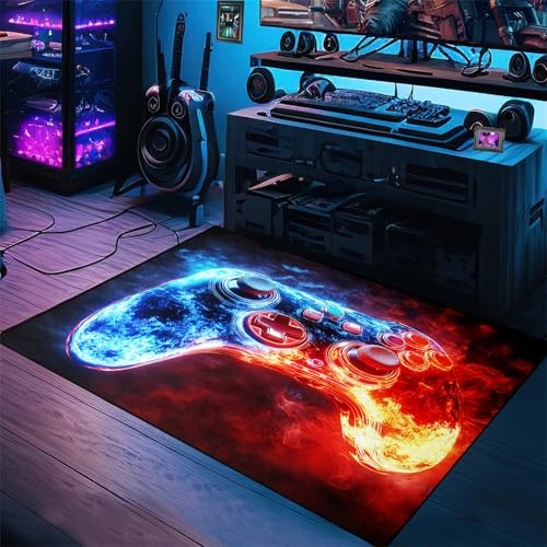 Gaming Rug for Boys Room - Video Game Rug Game Controller Floor Mats ...