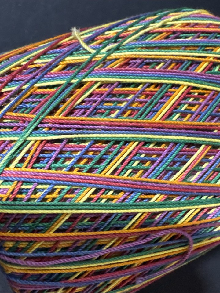 Lot Of 5 Crochet Thread Mercerized Cotton Variegated Size 10/5 ...