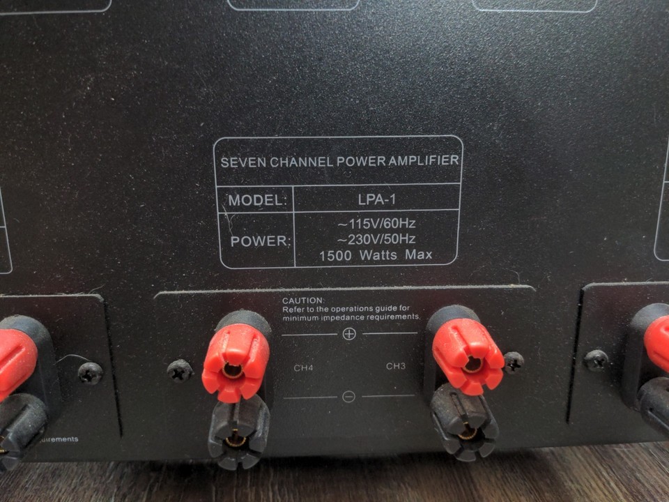 Emotiva LPA-1 7 Channel Amplifier Gen1 | eBay