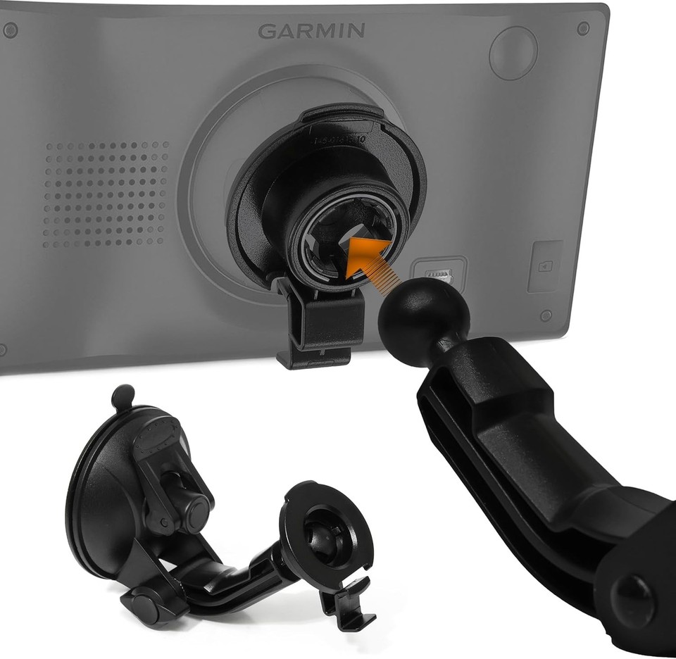 Car Windshield Adjustable Large Suction Cup Mount Bracket for Garmin ...