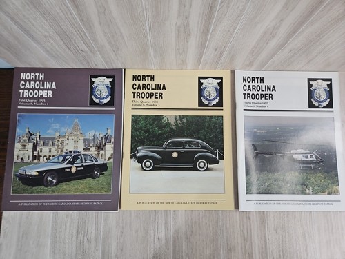 North Carolina Trooper NC State Highway Patrol 3 Magazines 1995 ...