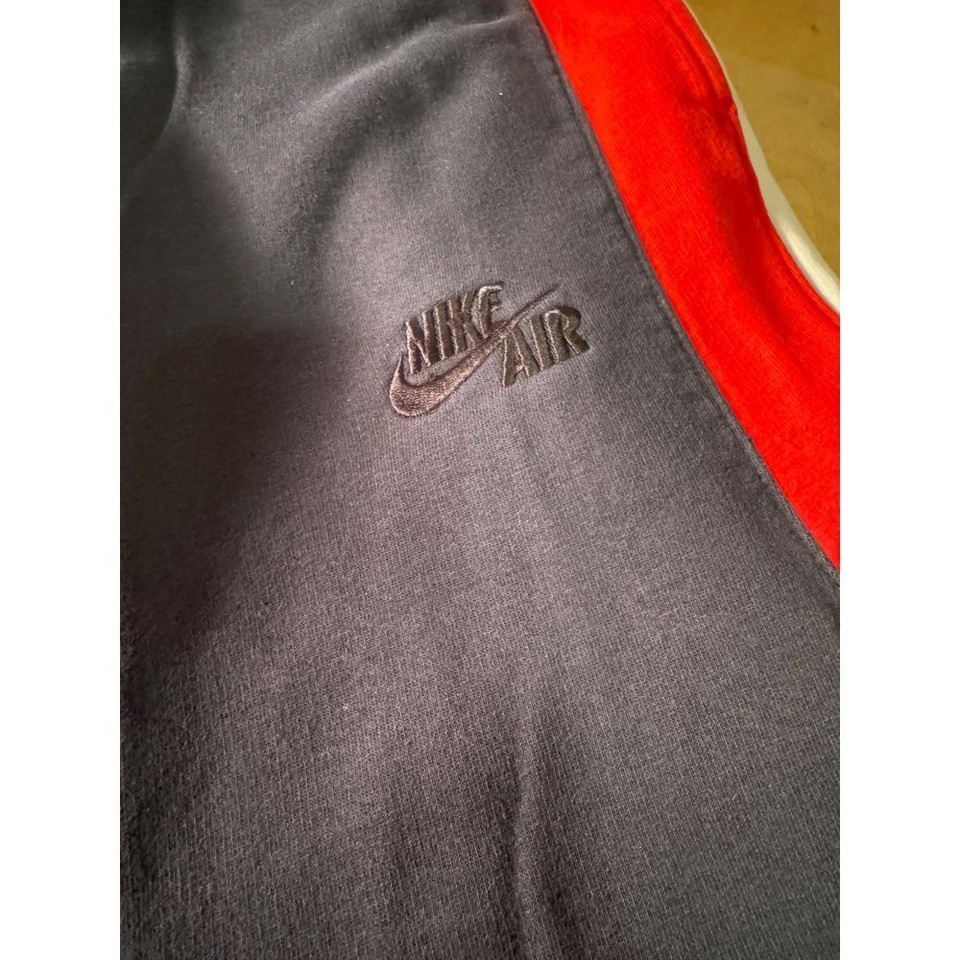 Nike Air Track Pants 2000s Color Block Activewear Joggers Red Gray ...