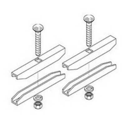 COOPER B-LINE SB2107YZ RUNWAY STRINGER JUNCTION KIT BUTT SPLICE CLAMP ...