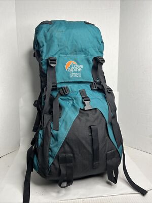 Lowe Alpine Contour II Backpack Internal Frame Green 70 Liter Small ...