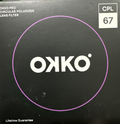 OKKO 67 mm Pro Circular Polariser Filter - CP CPL 67mm - Japanese ...