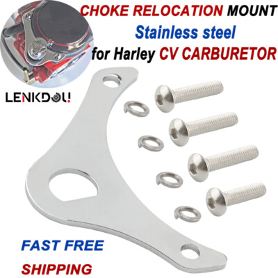 Choke Mount Relocation Bracket For Harley Chopper Bobber Sportster CV ...