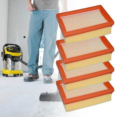 Flat-Pleated Filter For Karcher WD4 WD5 WD6 Premium Renovation Vacuum ...