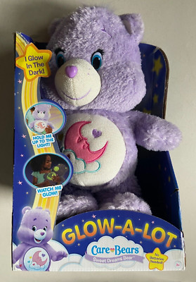 Care Bears Glow-A-Lot Sweet Dreams Bear 12" Plush Doll Glow in Dark ...