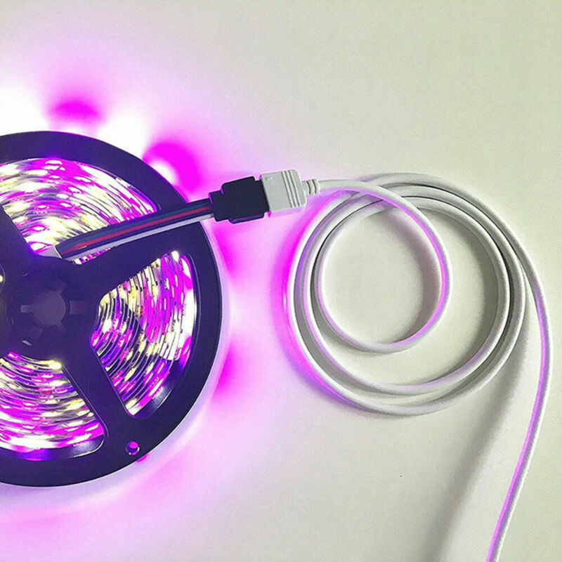 5Pin RGBW LED Strip Connector Wire Extension Cable Wire For RGB LED ...