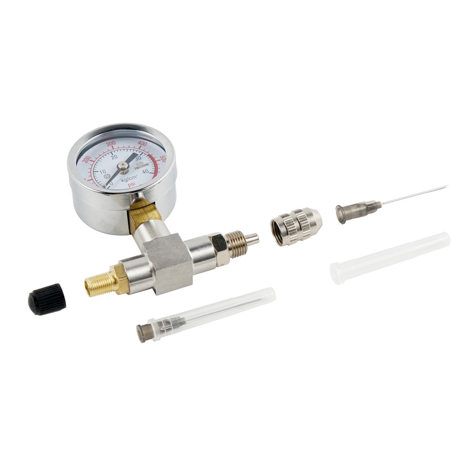 0-600psi 40 bar Stainless Steel Shock Nitrogen Pressure Gauge Needle ...