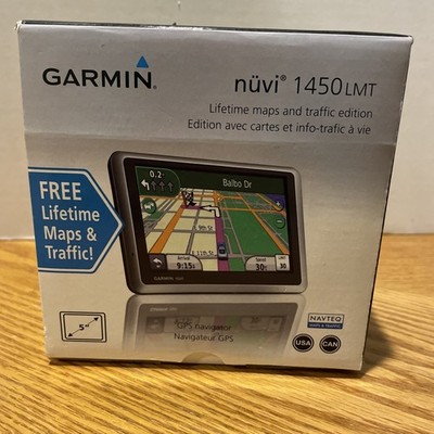 Garmin Nuvi 1450 LMT 5" GPS-lifetime Maps W/ Charger& Power Cord Bundle ...