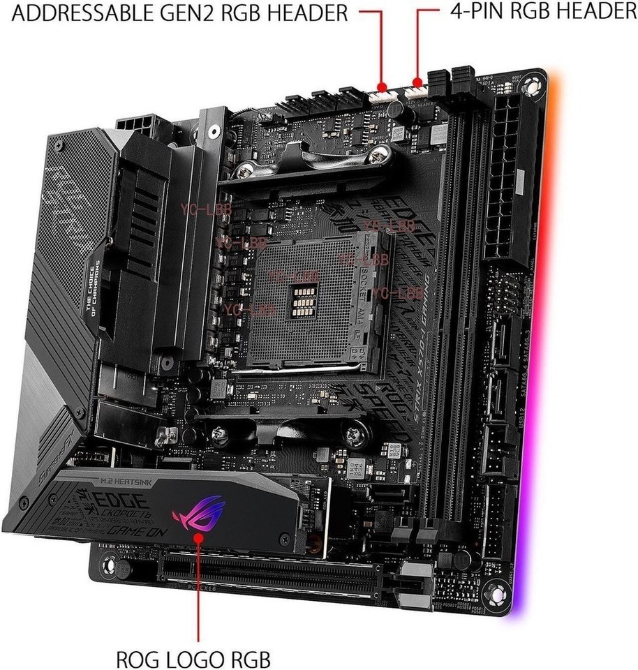 ASUS ROG Strix X570-I Gaming X570 AMD Mini-ITX Gaming Motherboard | eBay