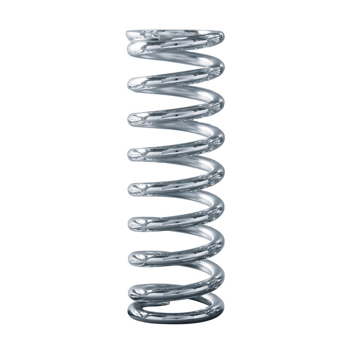 Spring Chrome Silicon 2-1/2 Id 14-300 Lbs Chrome Plated Suspension Coil ...