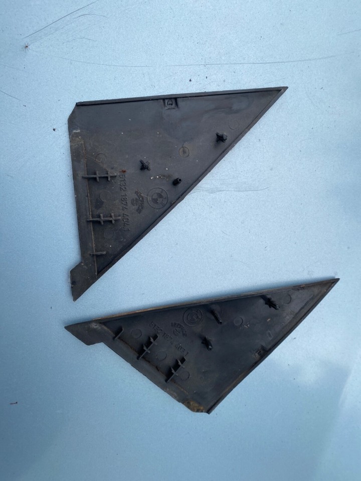OEM BMW E21 Interior Side Mirror Covers Left / Right Side 320i 1982 ...