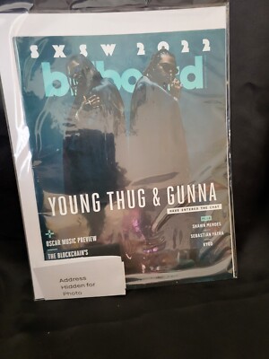 Billboard Magazine March 12, 2022 Young Thug single issue SXSW | eBay