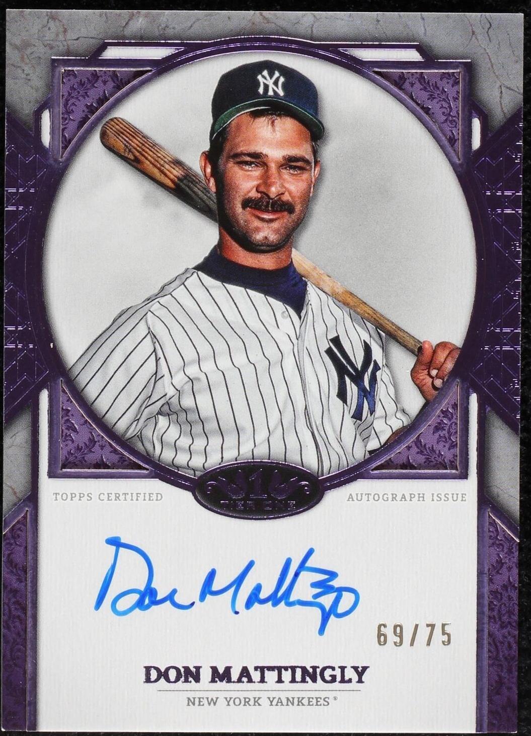 2024 Topps Tier One - Next Level Autographs Don Mattingly #NLA-DM ...