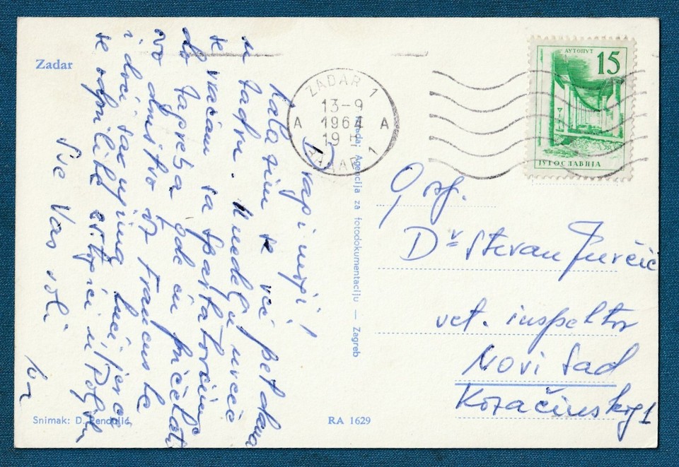 Vintage postcard 1964. Zadar, Croatia, Dalmatia ! | eBay