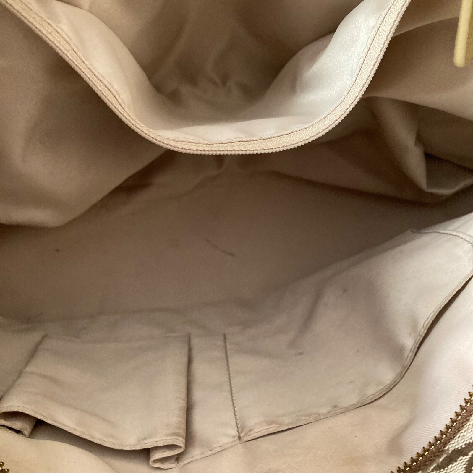 Coach Signature Tote Bag Gold Leather Two Strap F14684 for sale online ...