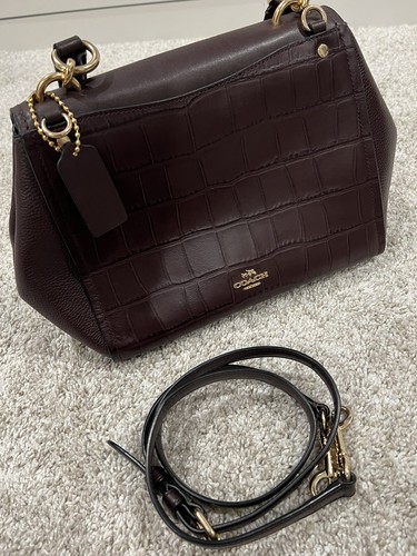 Coach Croc Embossed Handbag crossbody | eBay