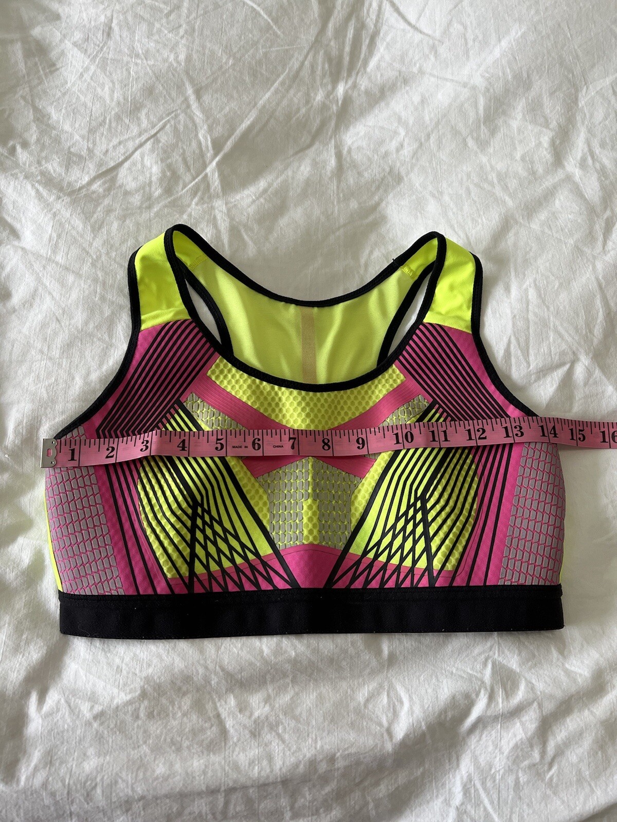 Nike | Women’s SZ Medium | Classic Tech Pack Sports Bra Black Pink Neon ...