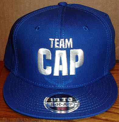 TEAM CAP BLUE ADJUSTABLE BASEBALL HAT CONBOX NEW CAPTAIN AMERICA CIVIL ...