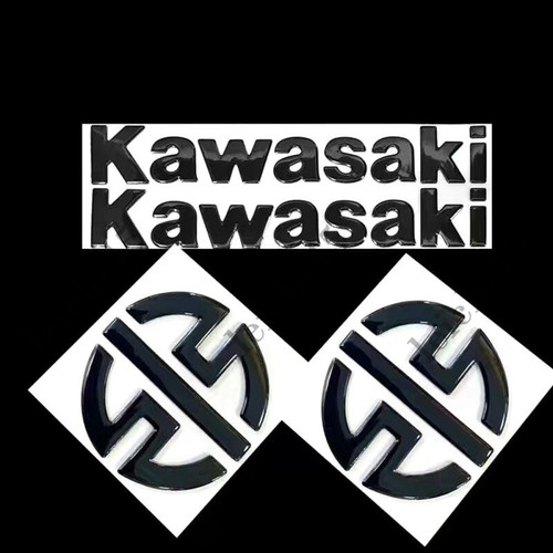 black motorcycle fuel tank emblem decal bike body badge sticker for H2R ...