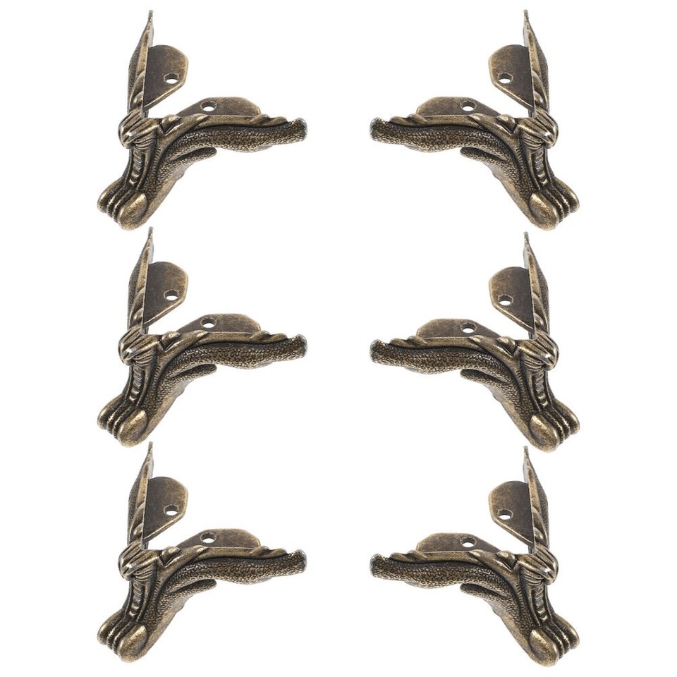 6 PCS Box Decoration Legs Decorative Furniture Corner Feet Riser ...