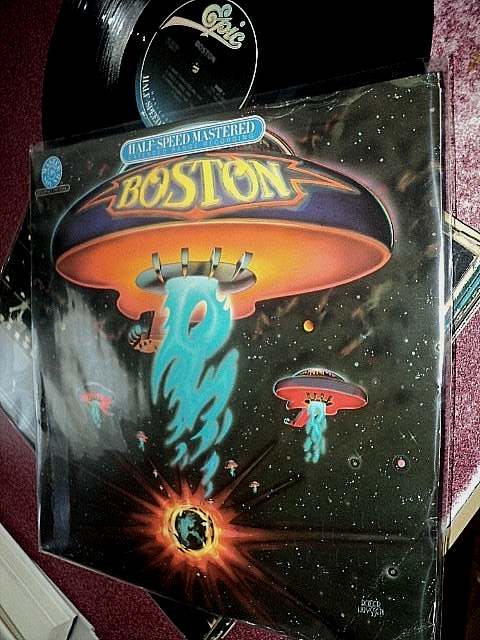 BOSTON S/T BOSTON FIRST ALBUM LP HALF-SPEED MASTERED AUDIOPHILE 1982 ...